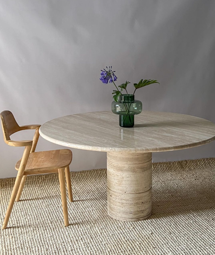 Logos Travertine Dining Table – Travertine House