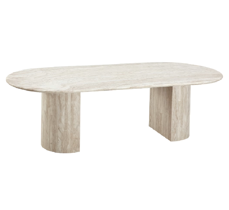 Pathos Travertine Dining Table – Travertine House